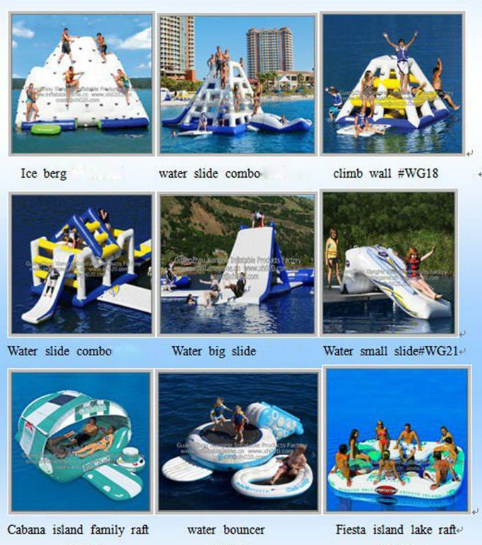 Hot air Aquaglide Rockit Circular Inflatable Water Park Water Rocker