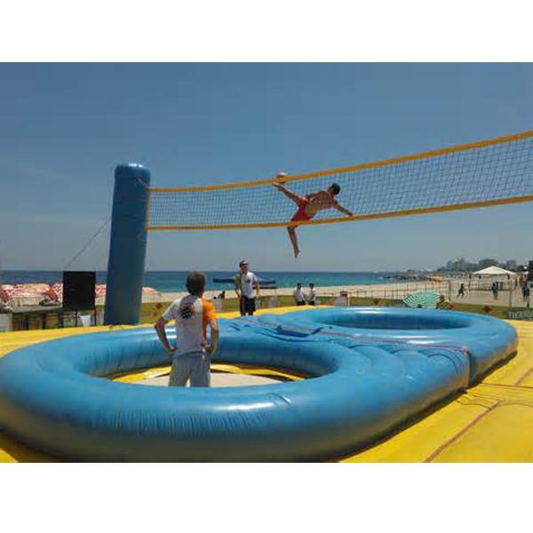 Custom Made Inflatable Sports Games Funny Bossaball Court