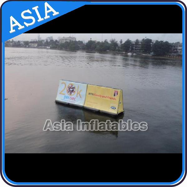 Water Billboard / outdoor Inflatable Advertising Billboard , Floating Billboard
