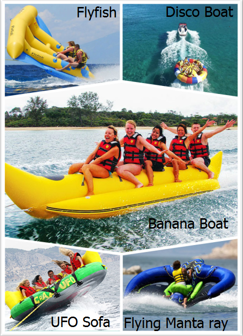 Ocean Disco Boat Inflatable Towable Tube / Floating Spinner Boat