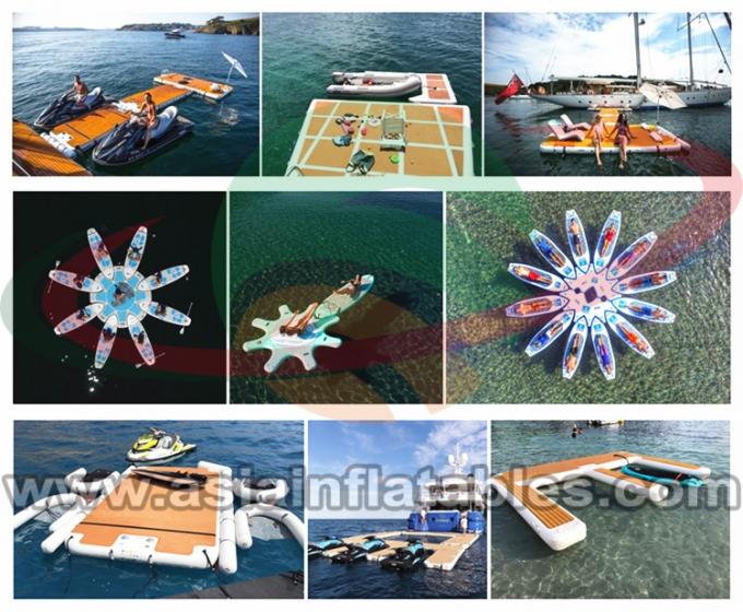 4 Person Leisure Floating Dock 2.9m Inflatable Water Platform